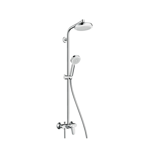 Hansgrohe, Bathrooms & Kitchens, Showers, Crometta 160 1jet Showerpipe ...